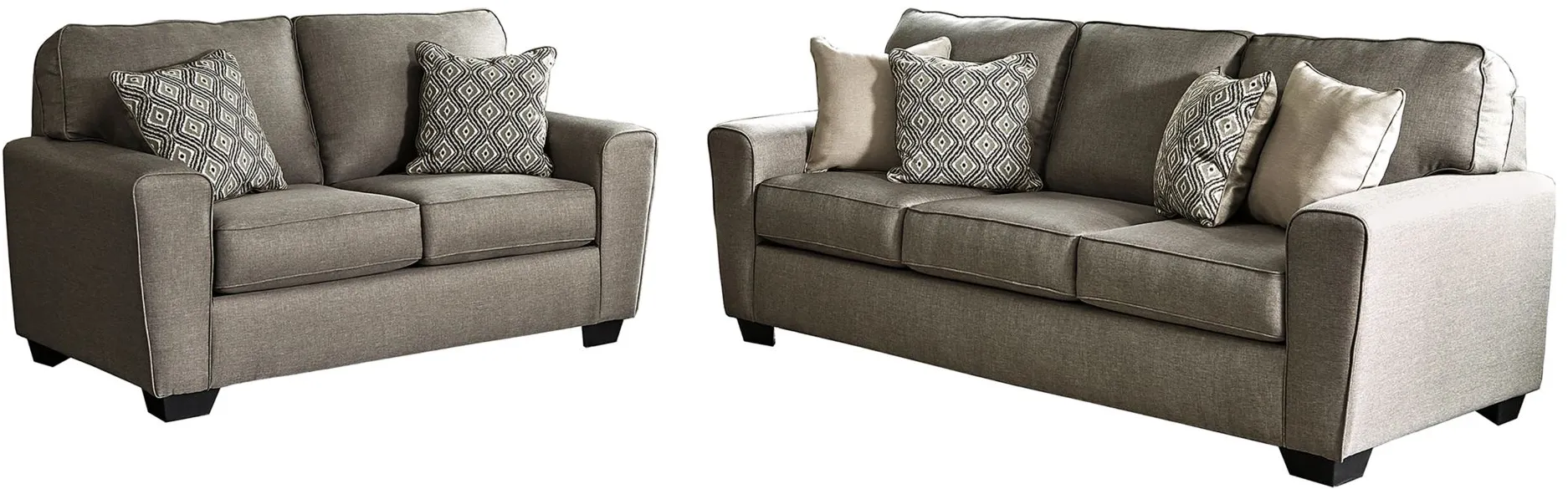 Calicho Sofa and Loveseat in Cashmere by Ashley Furniture