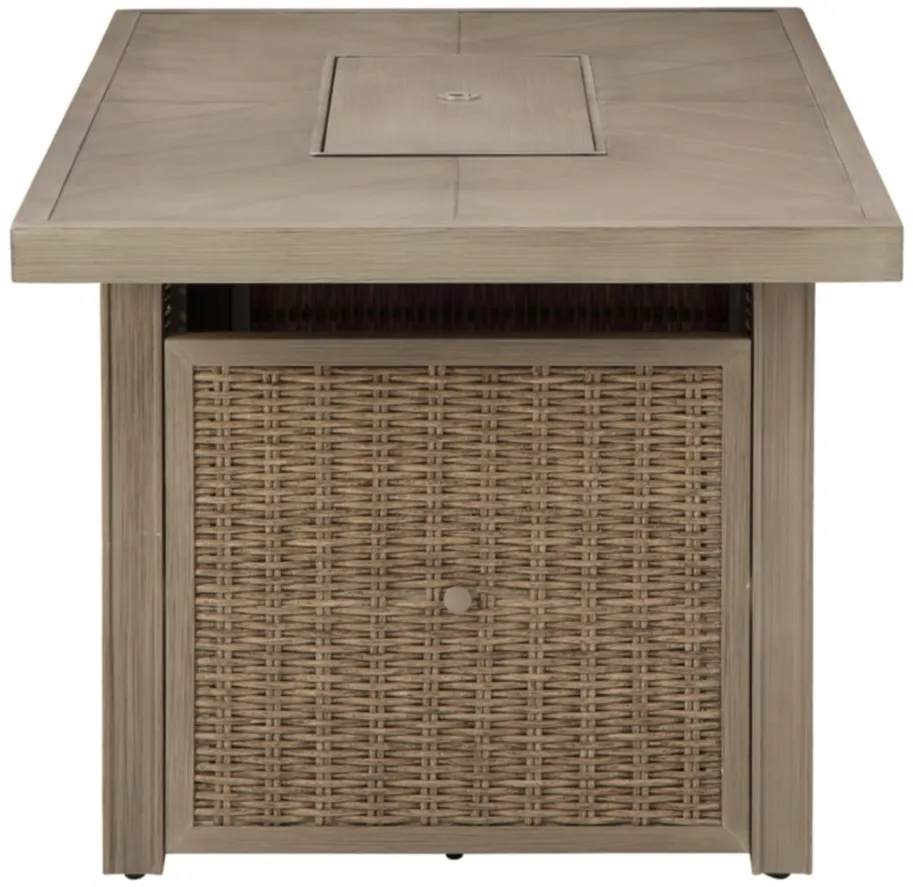 Beachcroft Rectangular Fire Pit Table