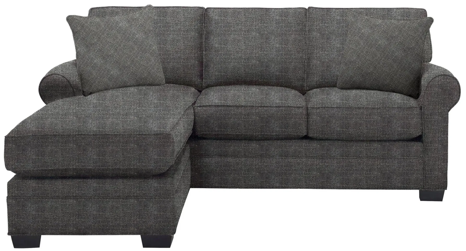 Glendora Reversible Sofa Chaise in ELLIOT GRAPHITE by H.M. Richards