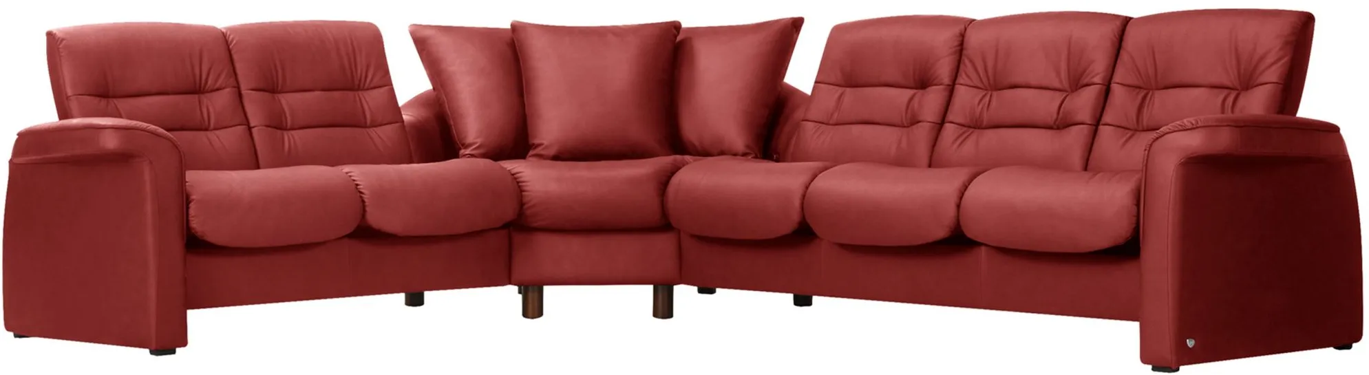 Stressless Sapphire 3-pc. Leather Reclining Sectional Sofa