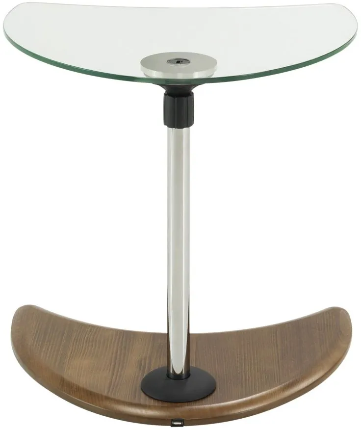 Stressless Alpha USB Table w/ glass
