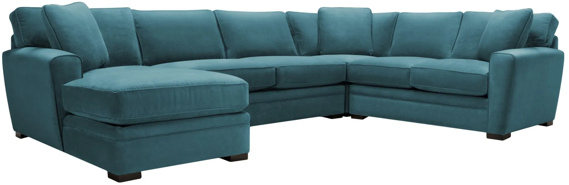 Artemis II 4-pc. Left Hand Facing Sectional Sofa in Gypsy Teal by ...