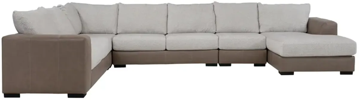 ModularOne 8-pc. Sectional w/One Power Console by Raymour & Flanigan ...