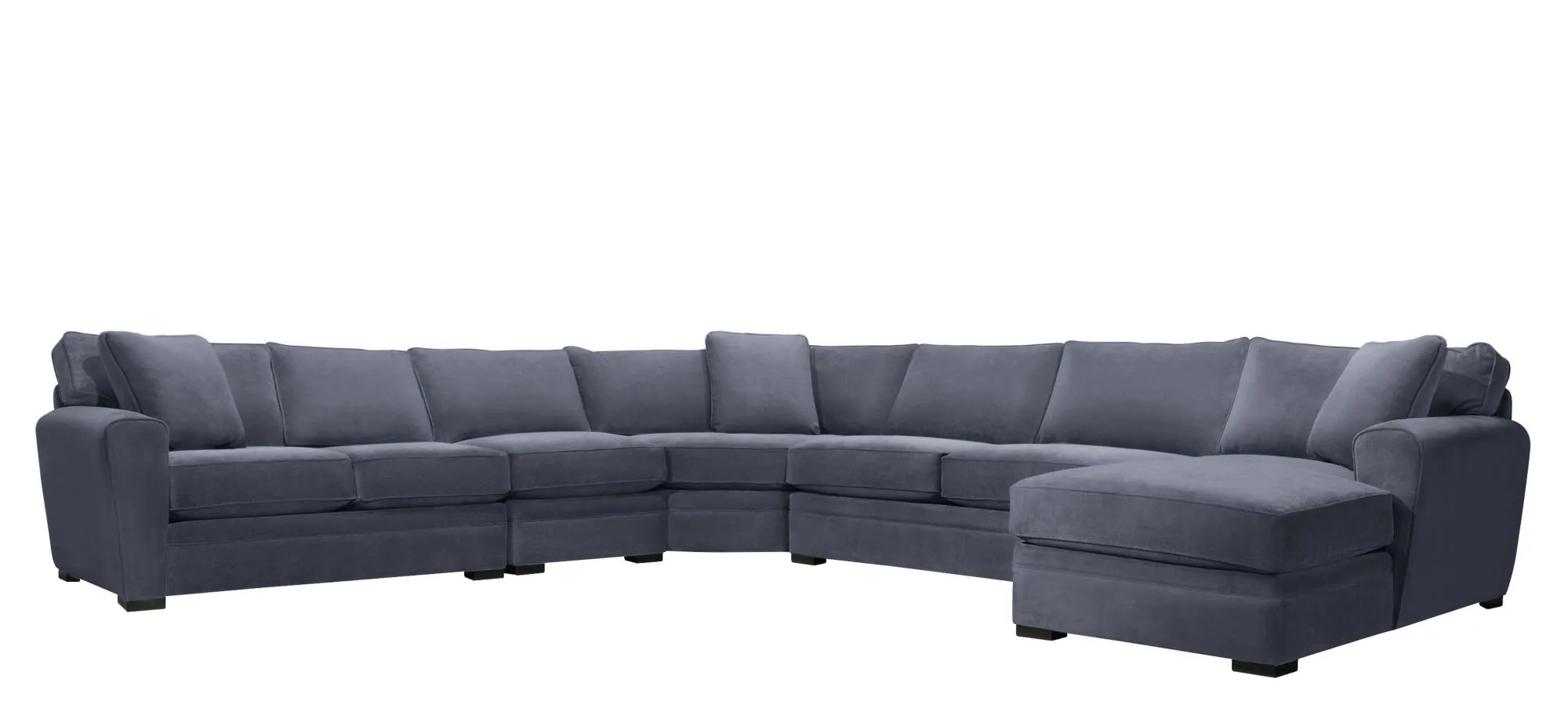 Artemis II 5-pc. Right Hand Facing Sectional Sofa in Gypsy Slate by ...