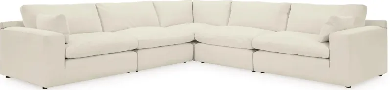 Next-Gen Gaucho 5-Piece Sectional in Chalk by Ashley Furniture