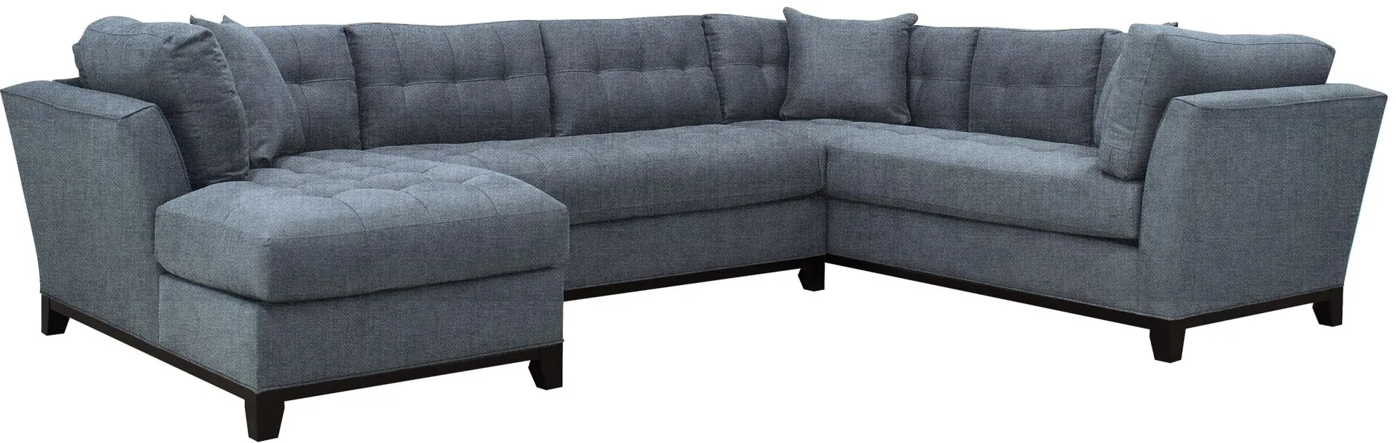 Cityscape 3-pc. Sectional w/ Left-Arm Facing Chaise