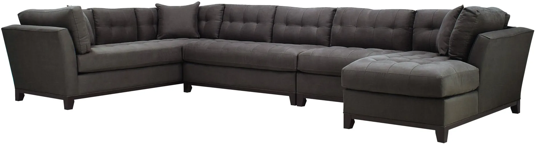 Cityscape 4-pc. Sectional with Lefthand Facing Chaise in Elliot ...