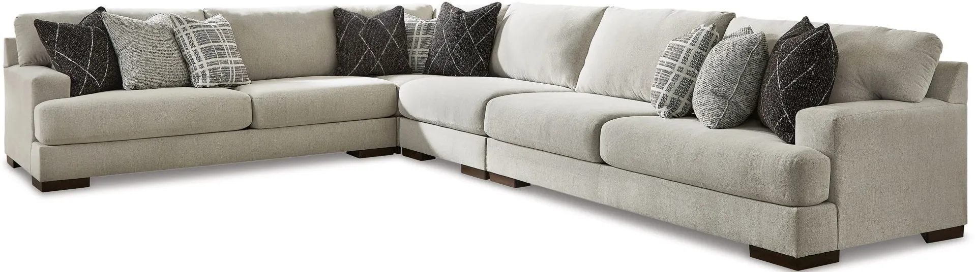 Artsie 4-Piece Sectional in Ash by Ashley Furniture