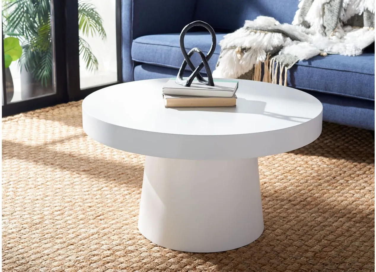 Elisha Faux Concrete Coffee Table