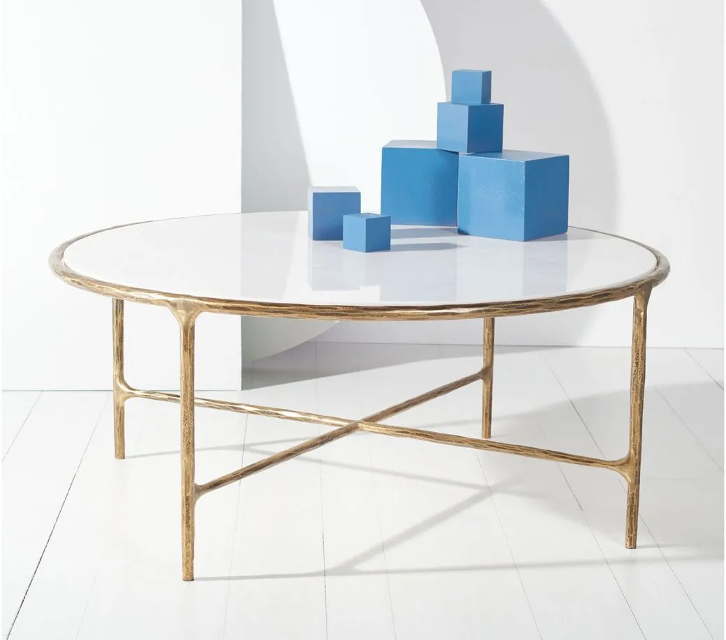 Raymond Round Metal Coffee Table