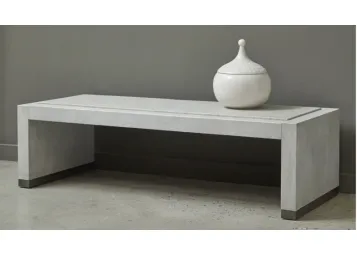 Pulaski Stone-Textured Cocktail Table in White by Bellanest.