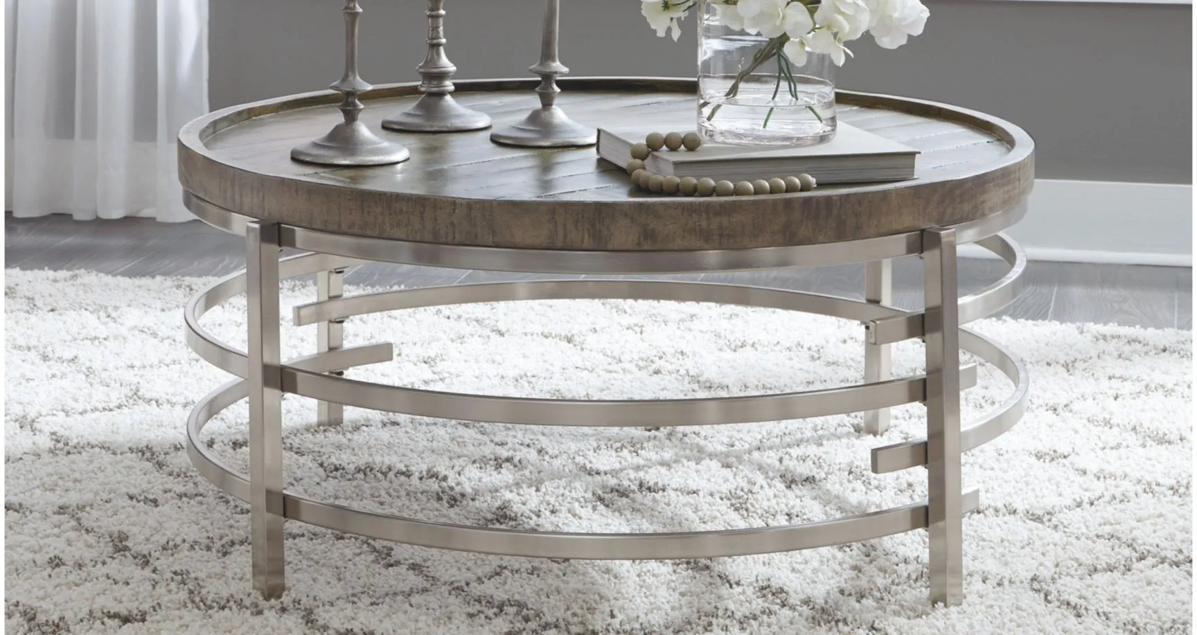 Zinelli Contemporary Round Cocktail Table