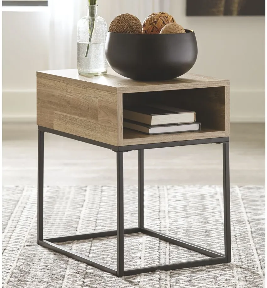 Gerdanet Contemporary Rectangular End Table