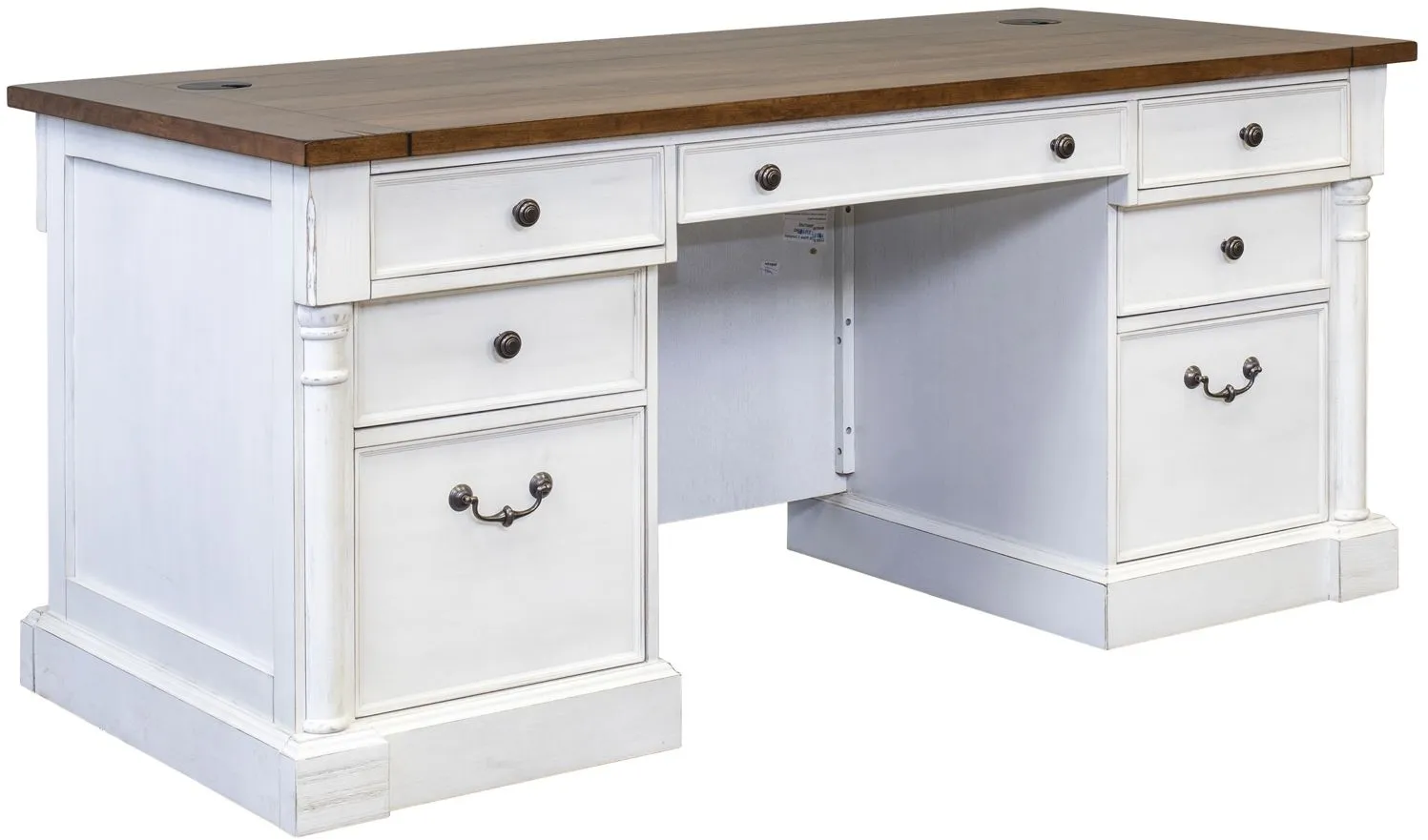 Durham Double Pedestal Executive Desk