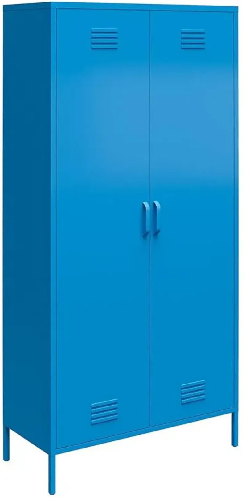 Novogratz Cache Tall Two Door Metal Locker Cabinet