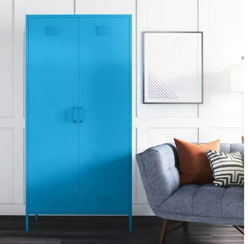 Novogratz Cache Tall Two Door Metal Locker Cabinet