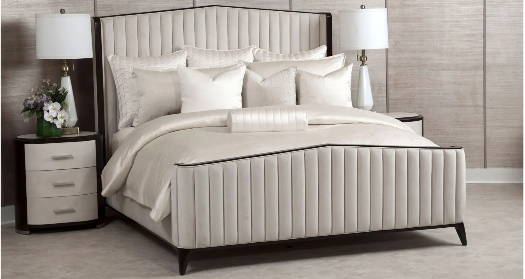 Oliver 9-Piece Comforter Set in Natural by Amini Innovation