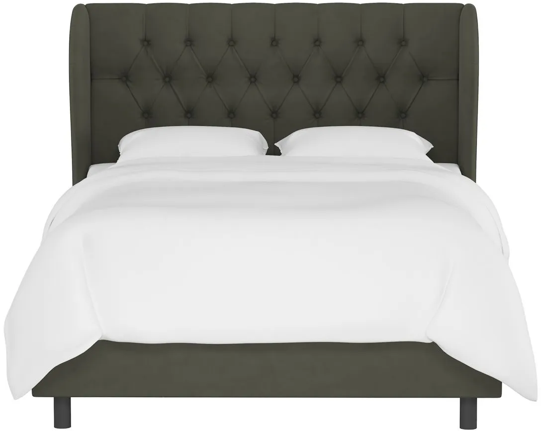 Thayer Tufted Wingback Bed