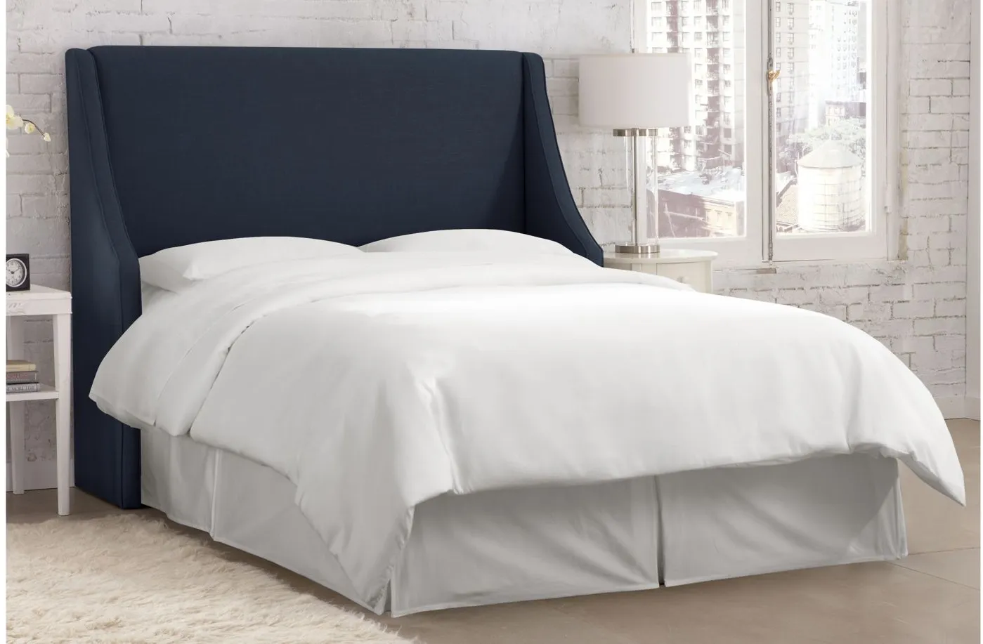 Cam Upholstered Wingback Headboard