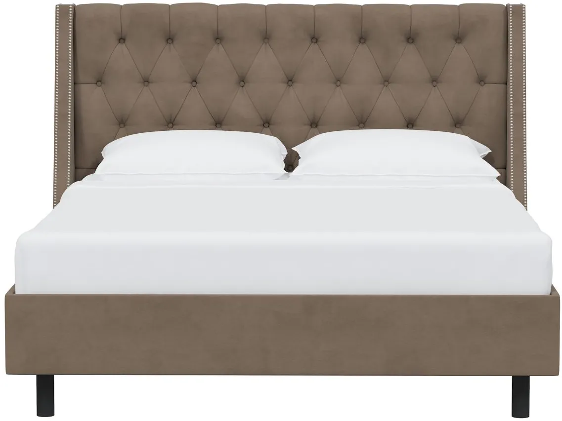 Sheridan Wingback Platform Bed