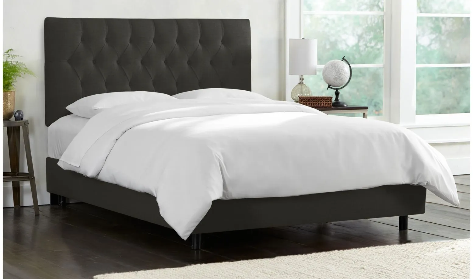 Blanchard Diamond Tufted Square Bed