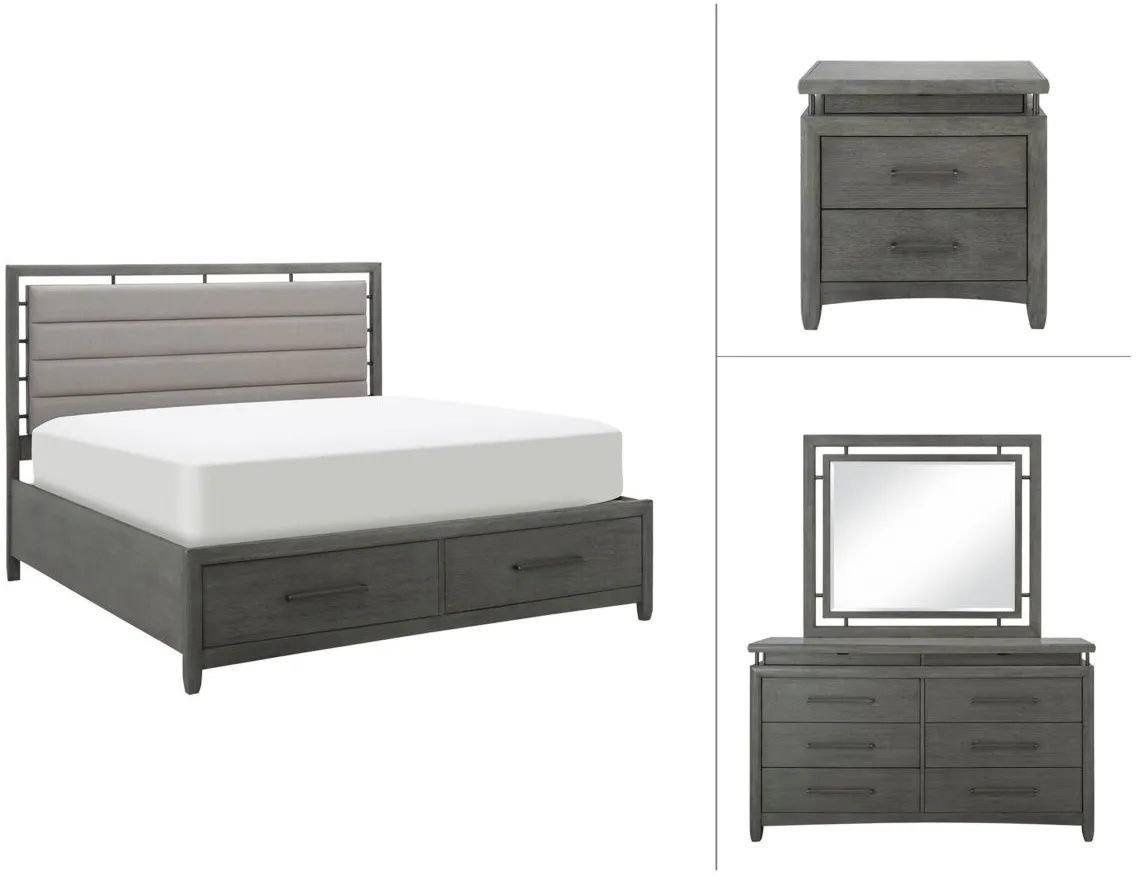 San Clemente 4-pc. Platform Storage Bedroom Set