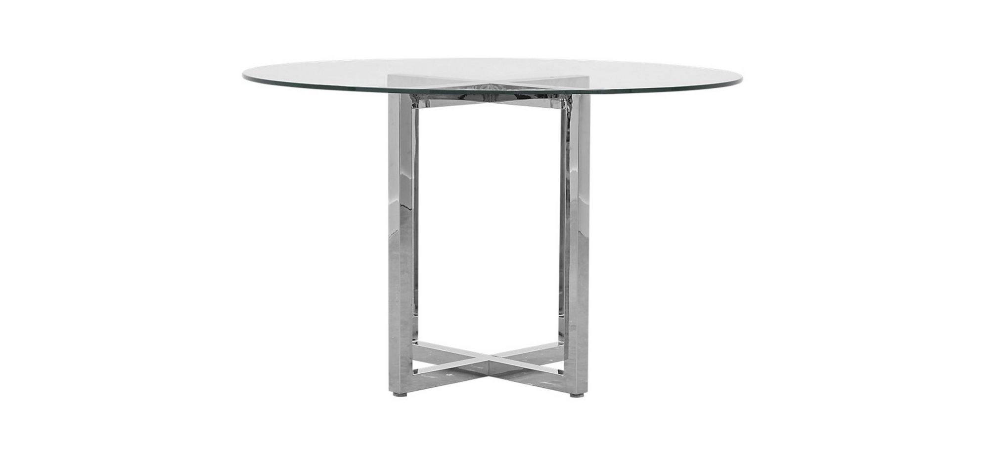 Amalfi Round Glass Counter Height Dining Table