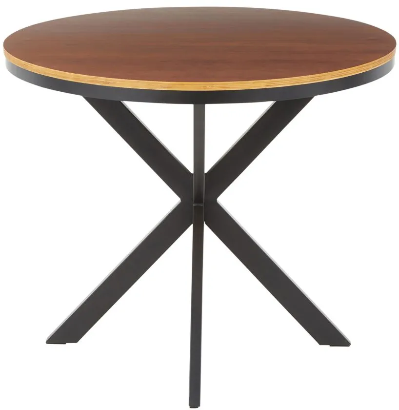 X Pedestal Dinette Table