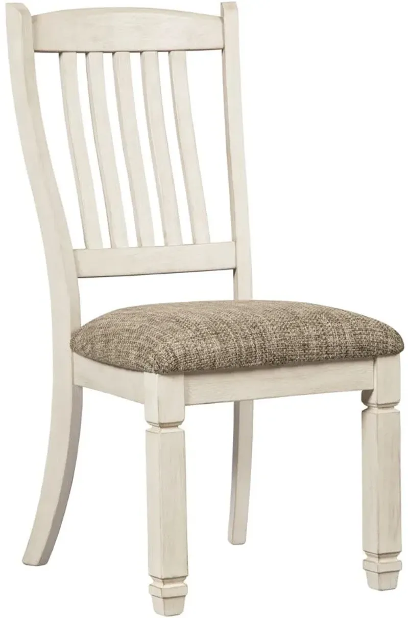 Aspen Rake-Back Dining Chair in Light Brown / Antique White by Ashley ...
