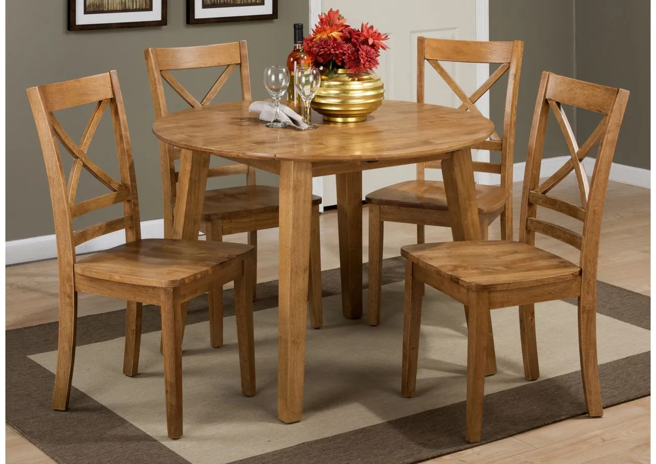 Simplicity 5-pc. X-Back Dining Set