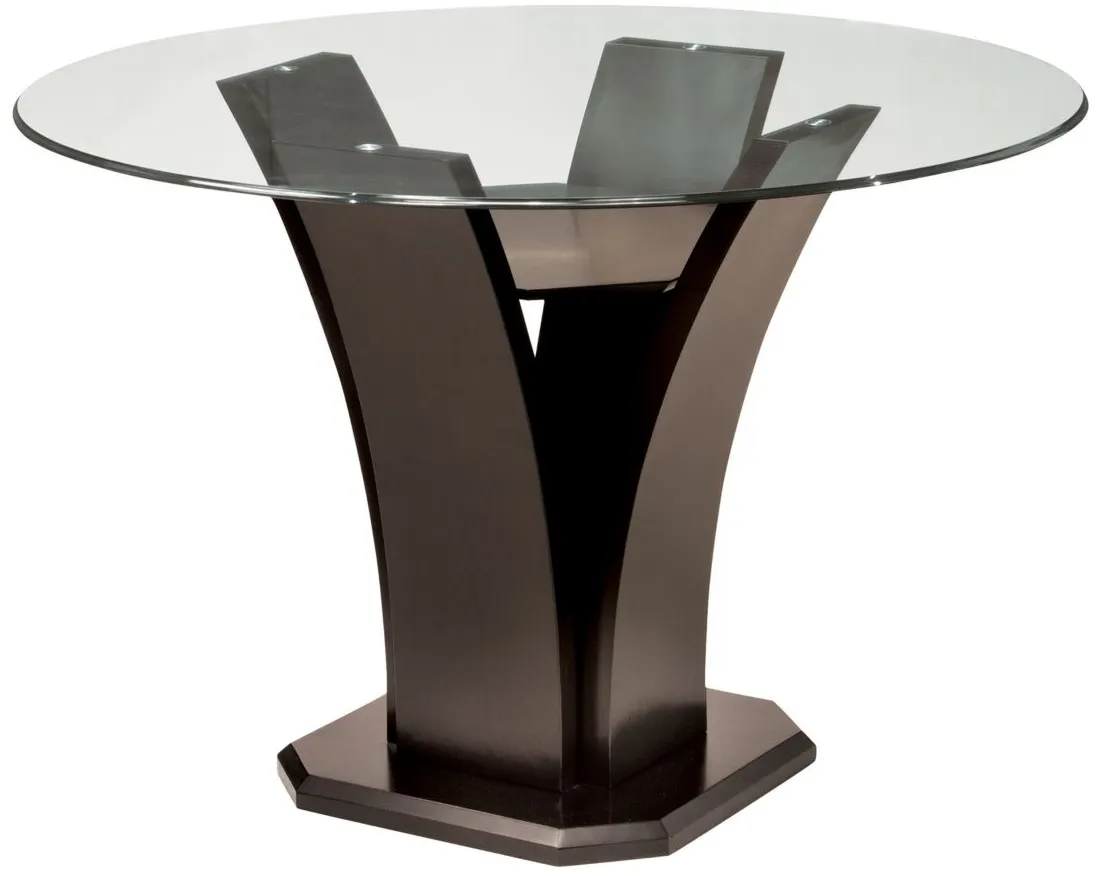 Venice 54" Glass Counter-Height Dining Table