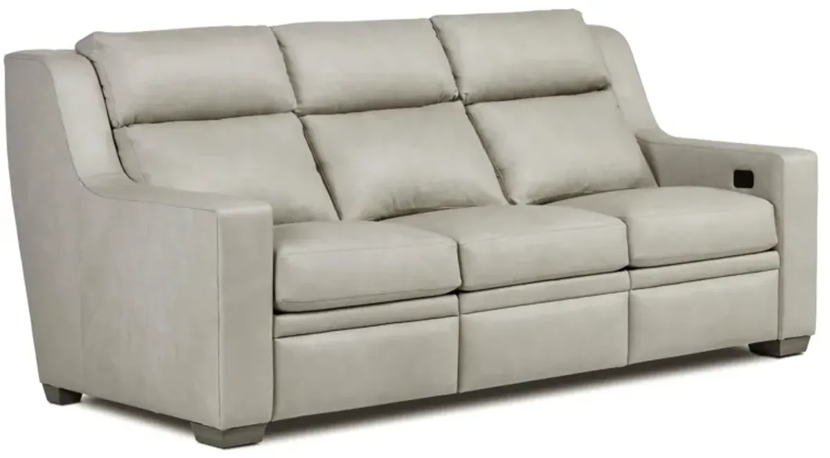 Avezzano Stone Dual Power Reclining Leather Sofa by Rooms To Go ...
