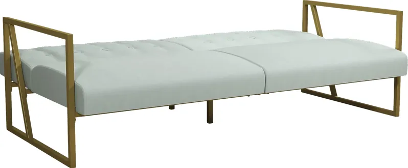 CosmoLiving Lexington Park Modern Teal Daybed