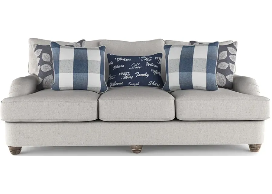 Stonehill Beige Sofa by Rooms To Go Furniture