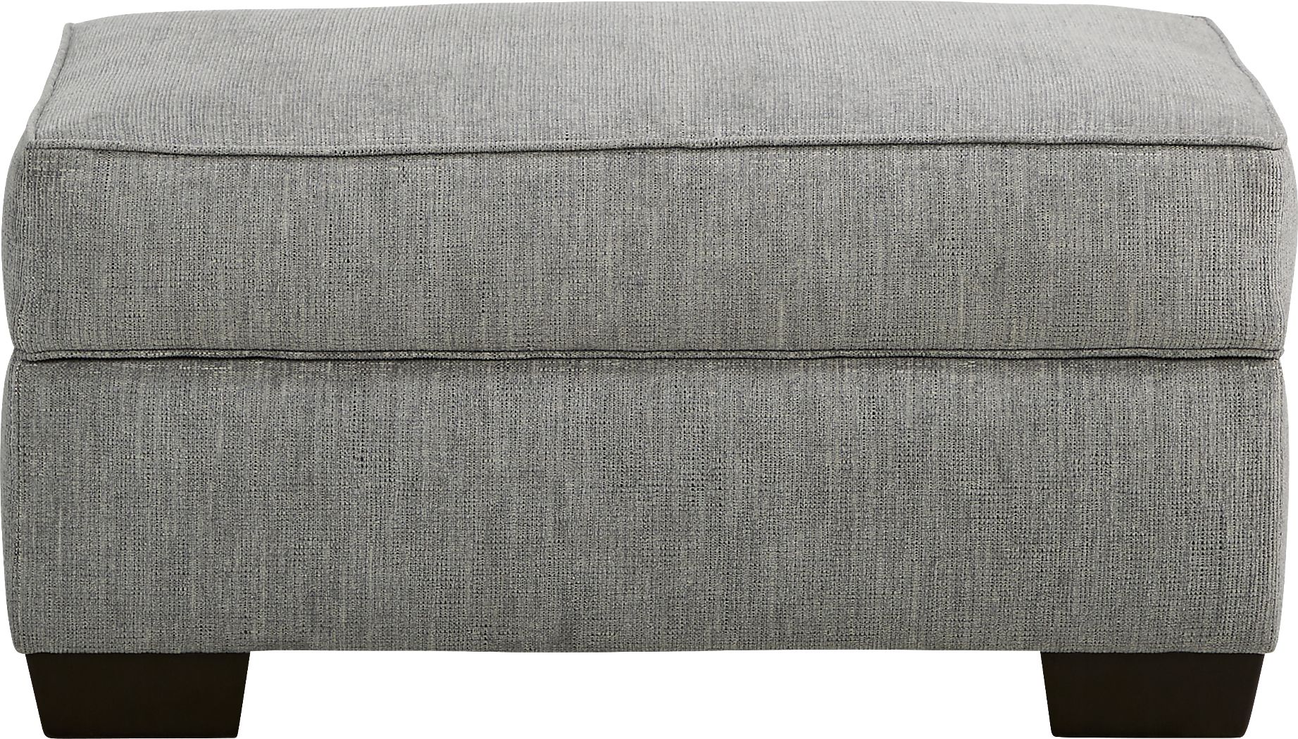 Redwood Park Gray Storage Ottoman