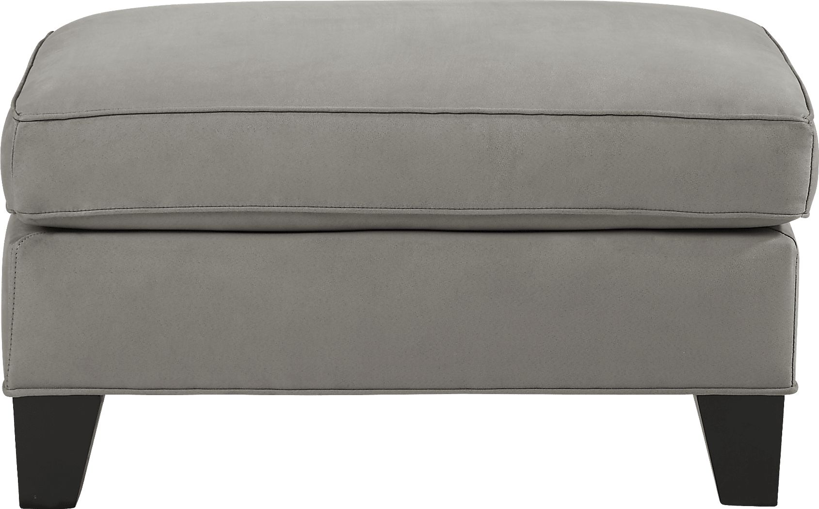 Cindy Crawford Home Madison Place Steel Microfiber Ottoman