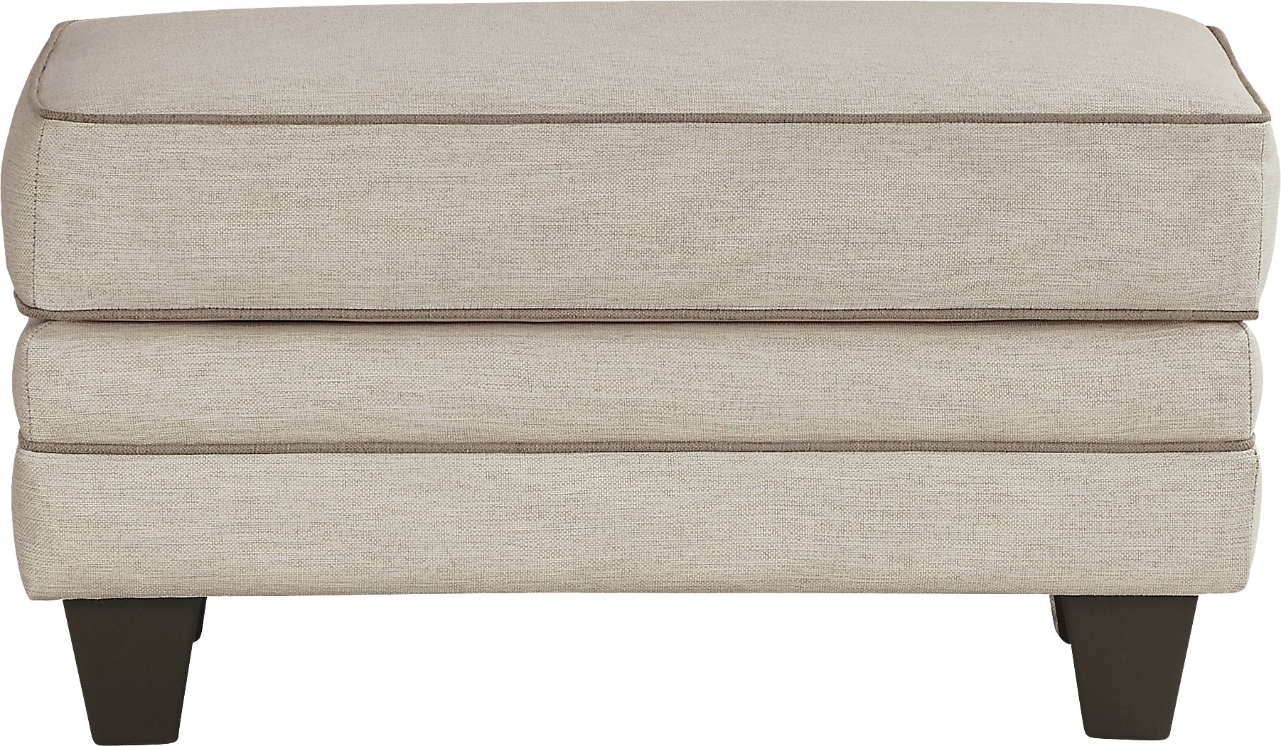 Kailani Coast Beige Ottoman