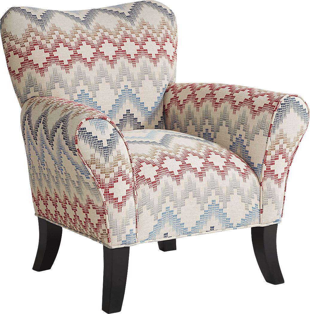 Zane Blue Accent Chair