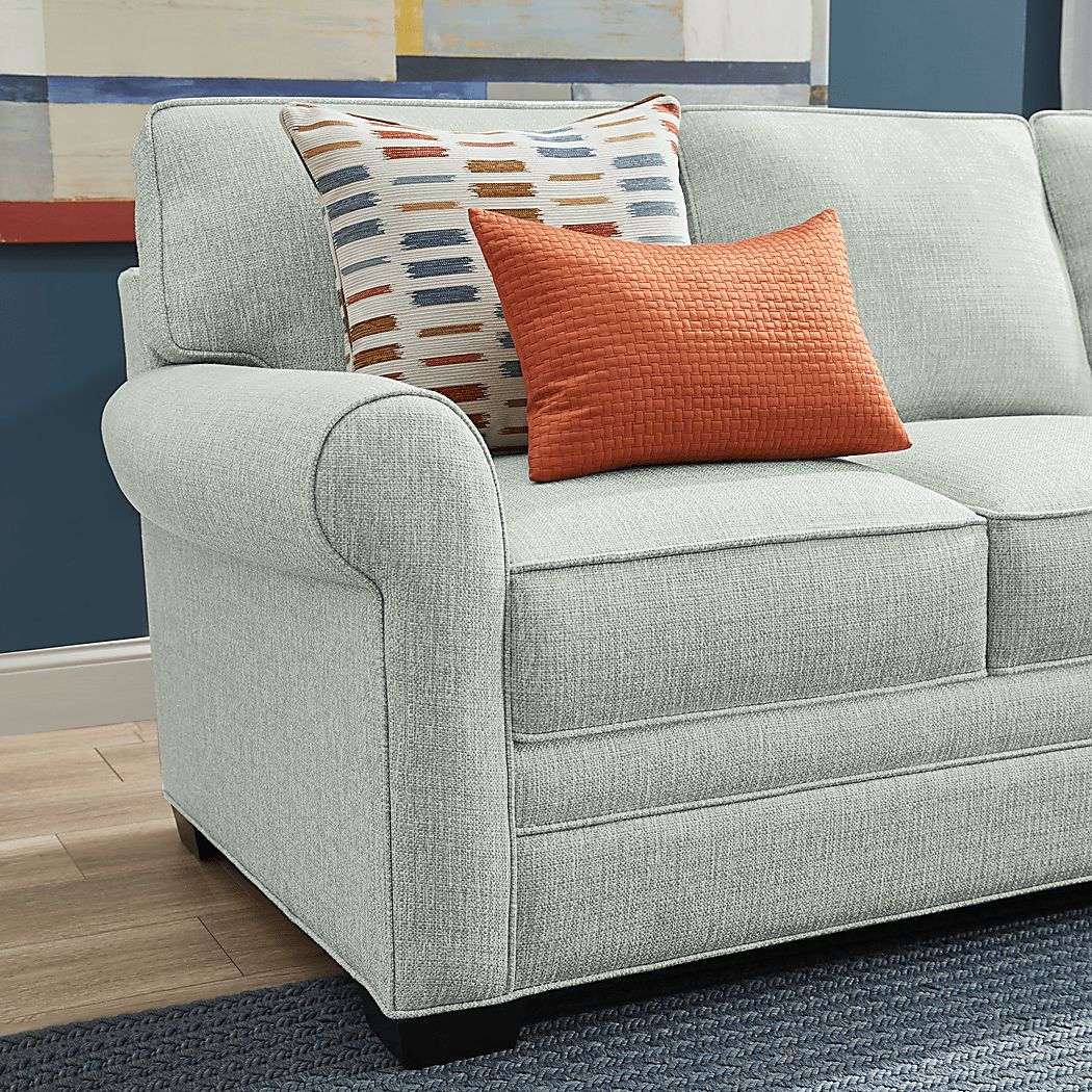 Cindy Crawford Home Bellingham Willow Green Textured Gel Foam Sleeper