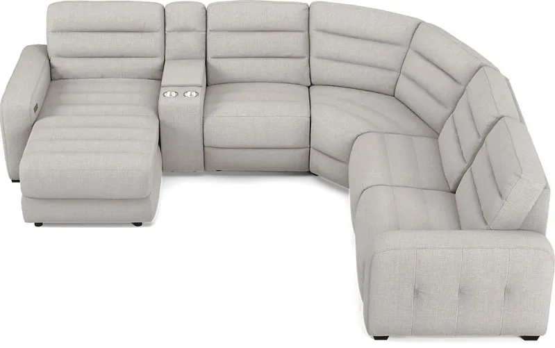 Runyon Canyon Platinum 6 Pc Power Reclining Sectional
