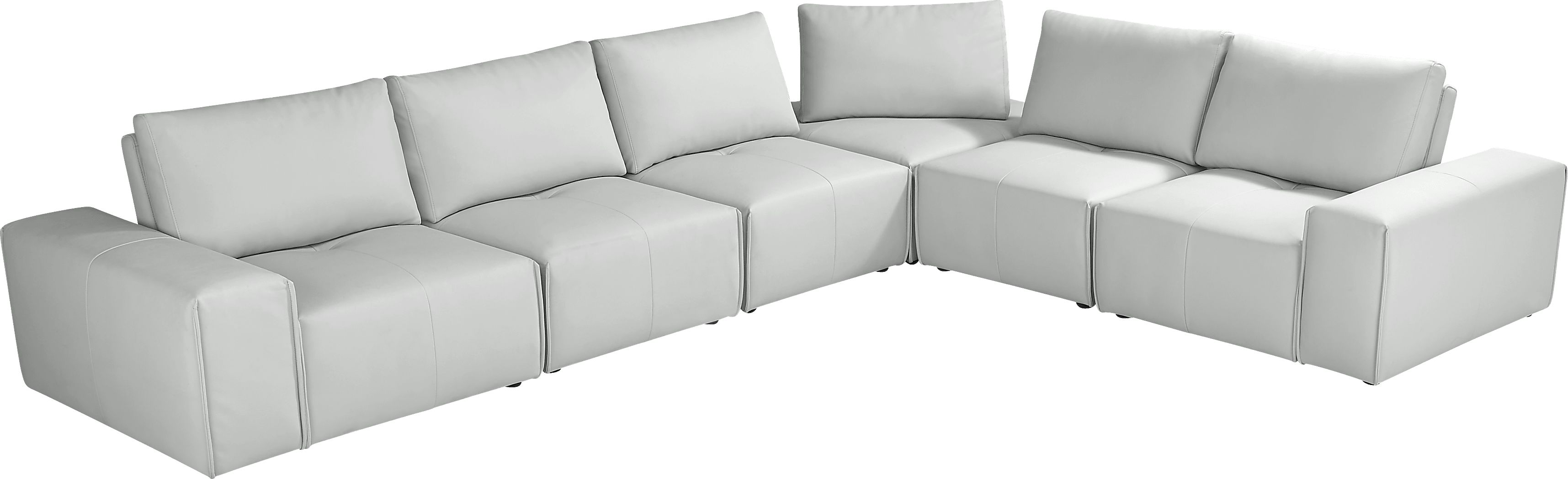Davis Park Platinum 6 Pc Sectional