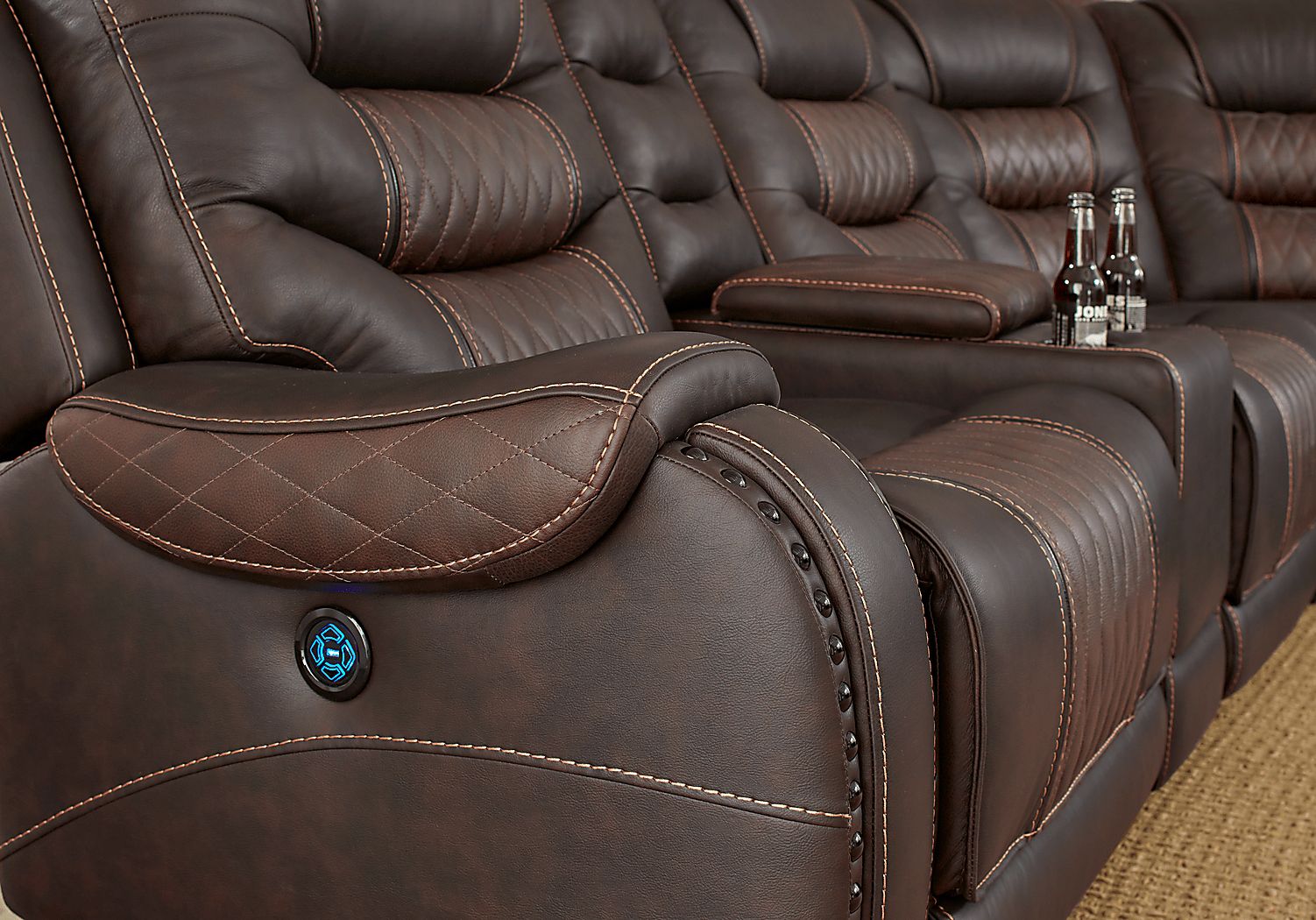 Eric Church Highway To Home Headliner Brown Leather 6 Pc Dual Power ...