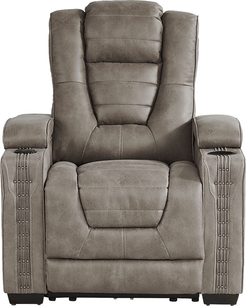 Eric Church Highway To Home Chief Taupe 3 Pc Living Room with Dual ...