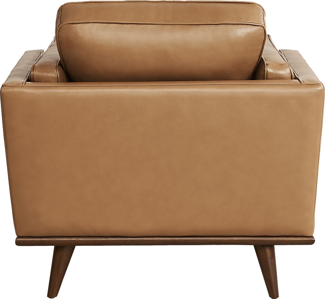 Cassina Court Caramel Leather Chair