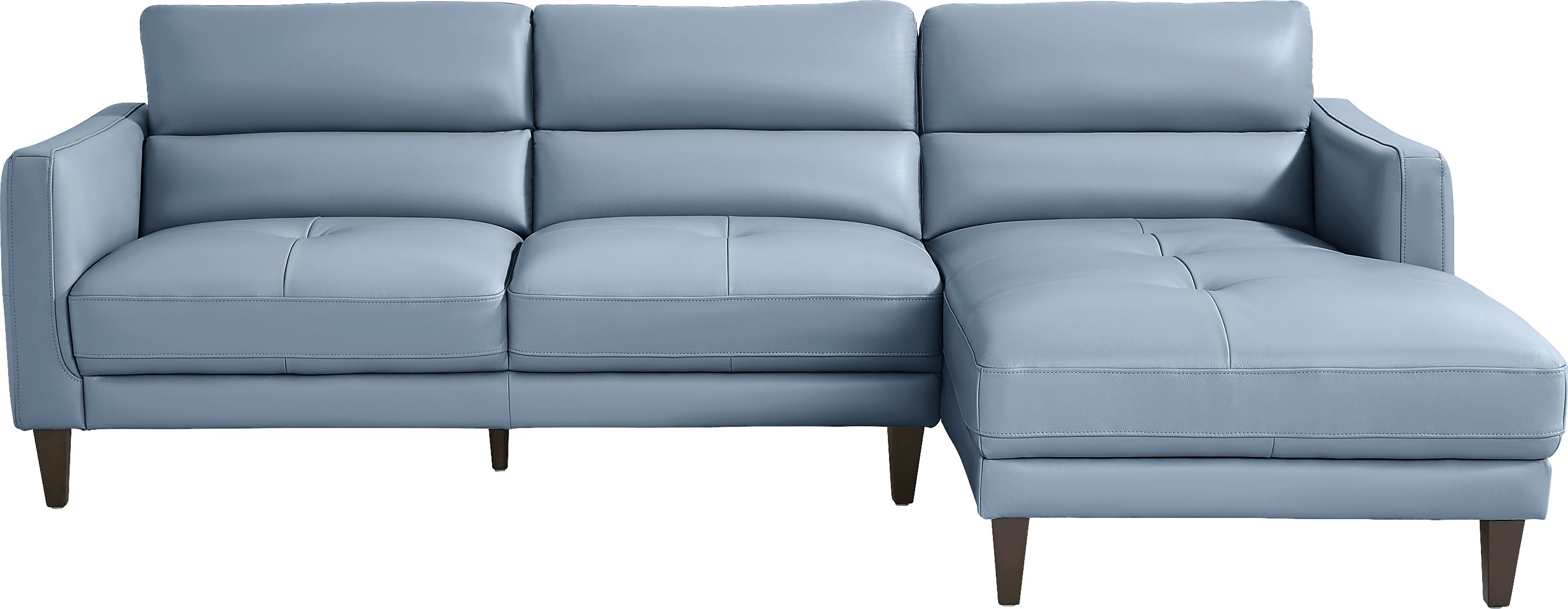 Marotta Ocean Leather 2 Pc Sectional