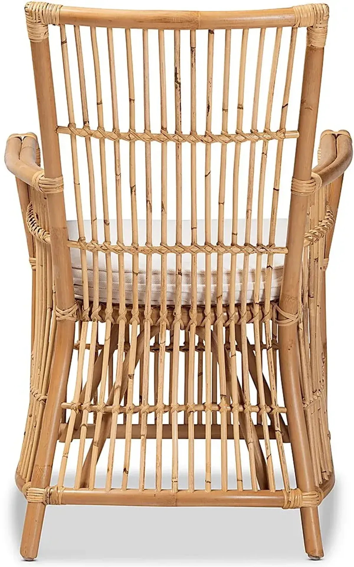 Beachside Walk White Denim Slipcover Chair by Rooms To Go | Furniture.com