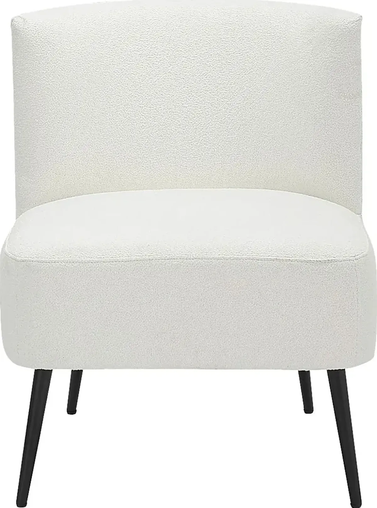 Beachside Walk White Denim Slipcover Chair by Rooms To Go | Furniture.com