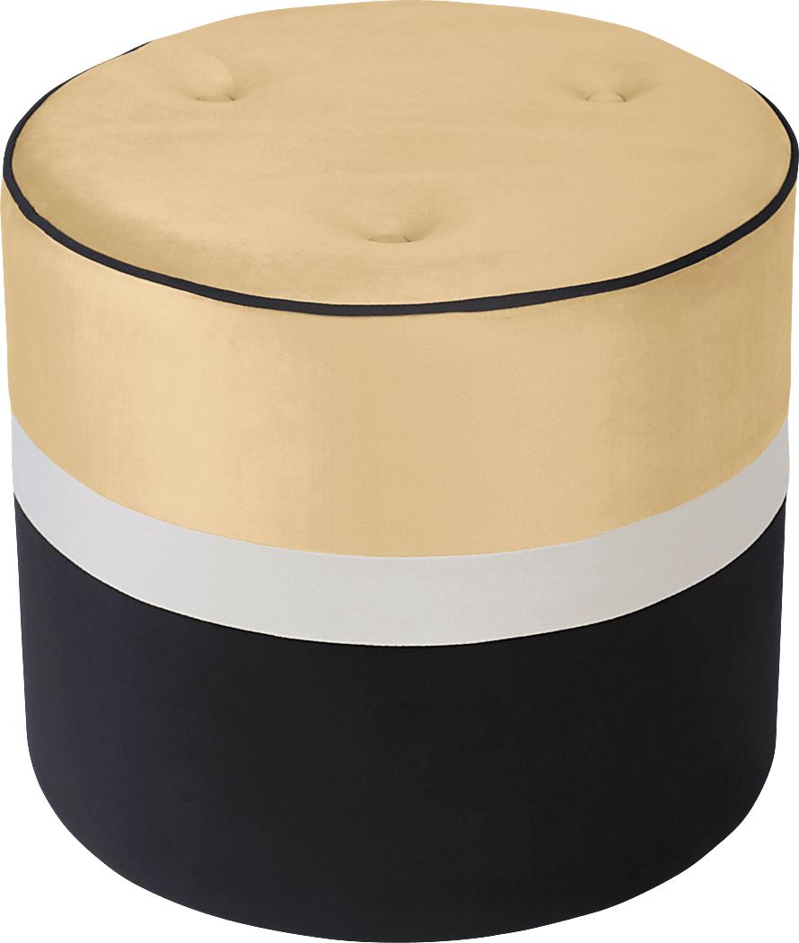 Ellaree Champagne Ottoman