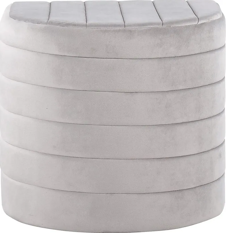 Sunhillow Silver Ottoman