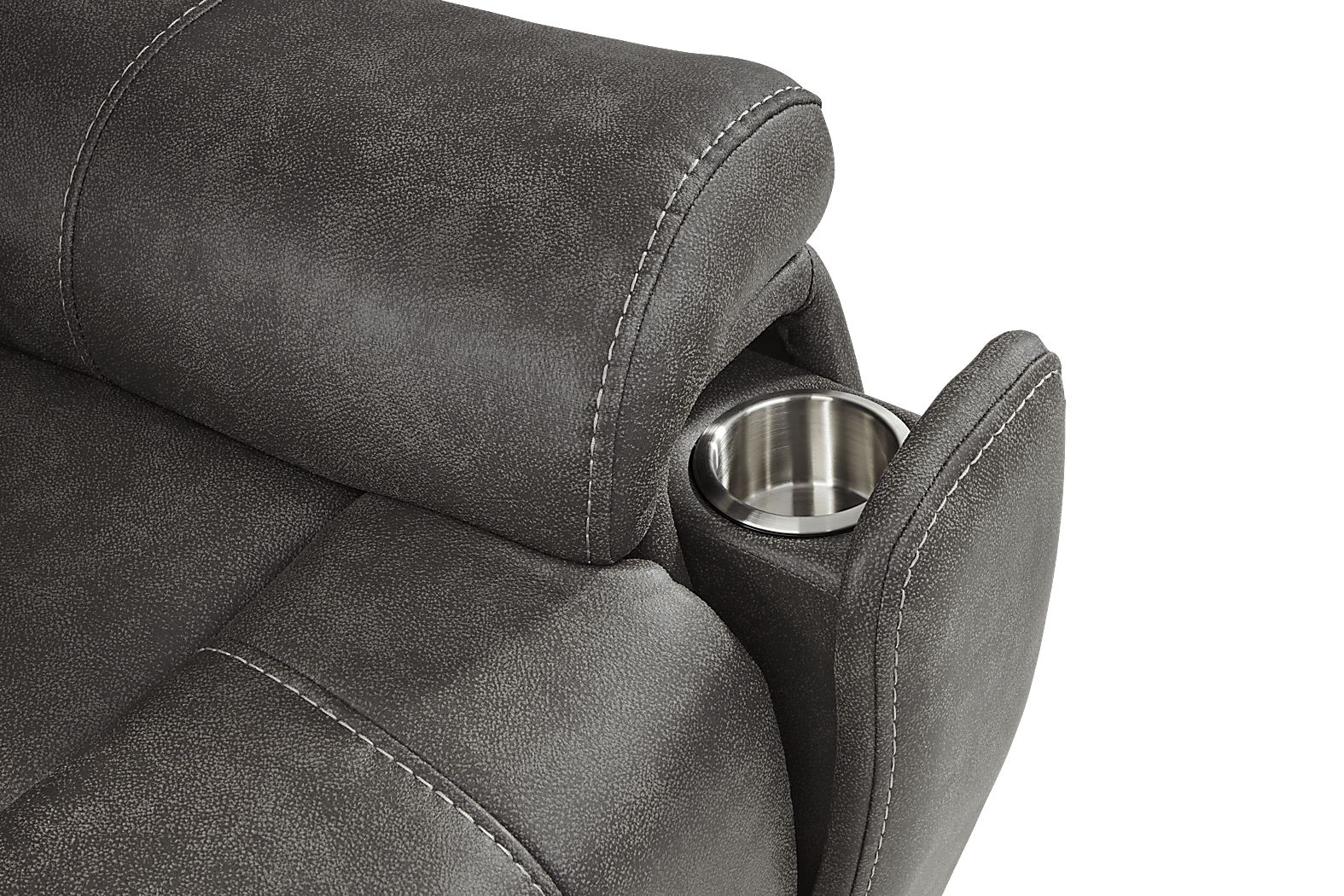 Morgan Hill Gray Triple Power Recliner